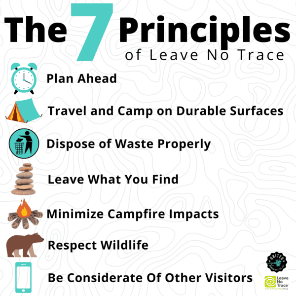 Leave No Trace Seven Principles - United Women on the Fly